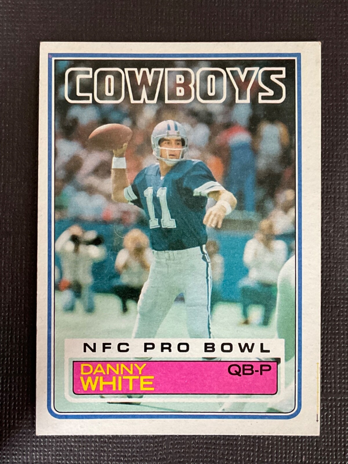 Danny White 1983 Topps Football Card #56 - Dallas Cowboys Quarterback ...
