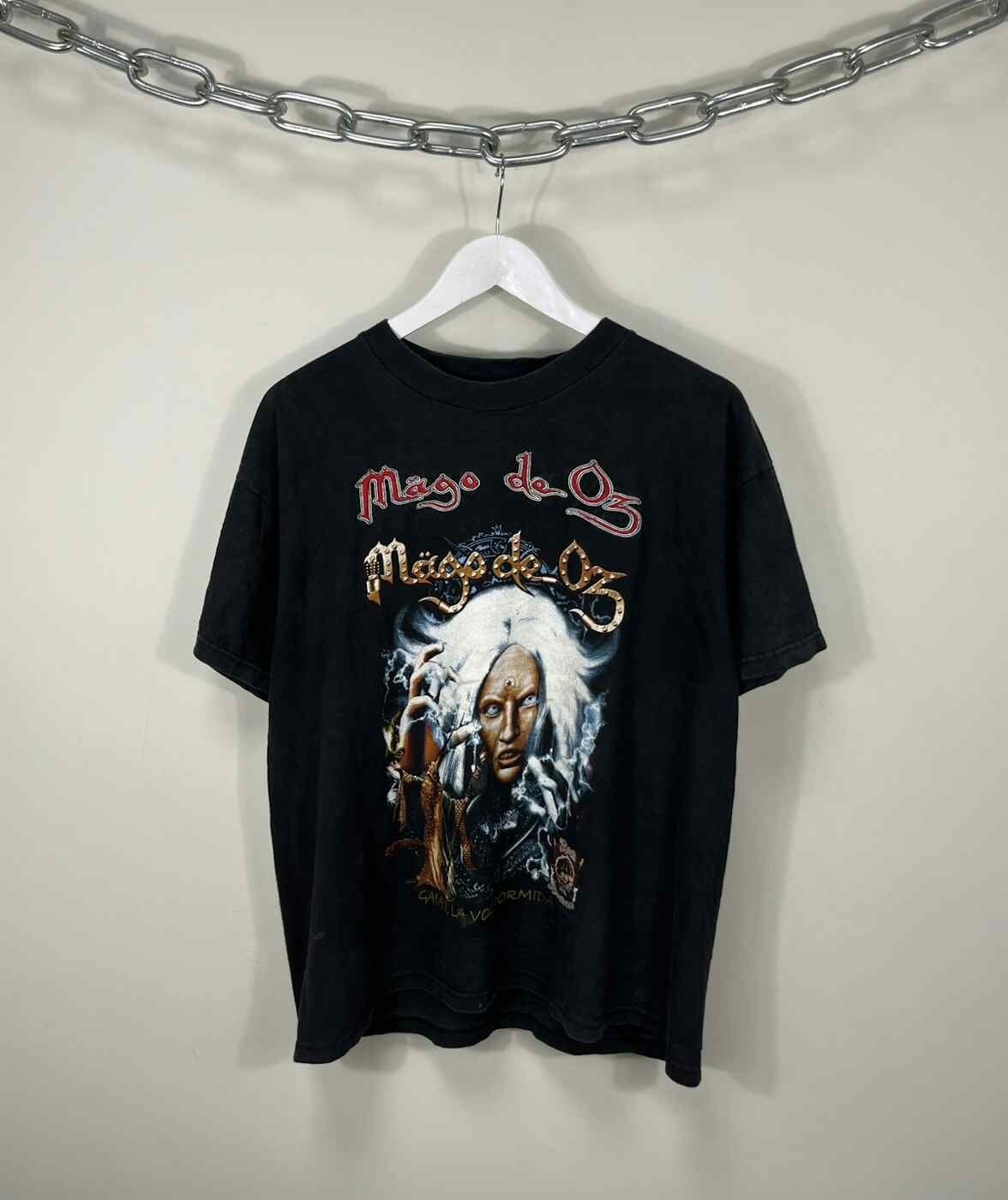 Vintage Mago De Oz Gaia Album 00s Embroidered Baggy T… - Gem