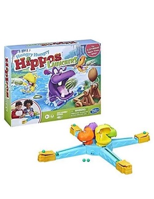 NIB Hasbro Gaming Hungry Hungry Hippos Launchers Game for Kids Ages 4 ...