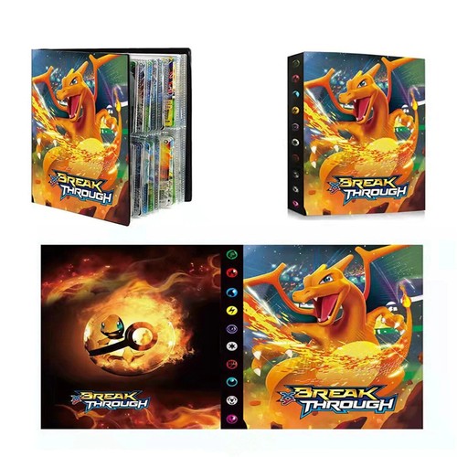 Pokemon Card Album Book, Cartoon Animation Game Card, Collection Folder ...