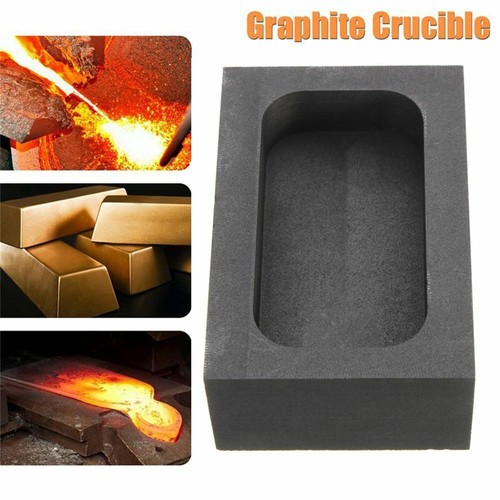 Crucible Graphite Square Melting Casting Refining Ingot Mould Gold ...