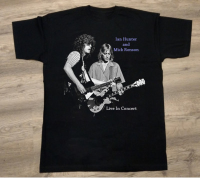 Ian Hunter and Mick Ronson Live In Concert Unisex T-Shirt All Size S To ...