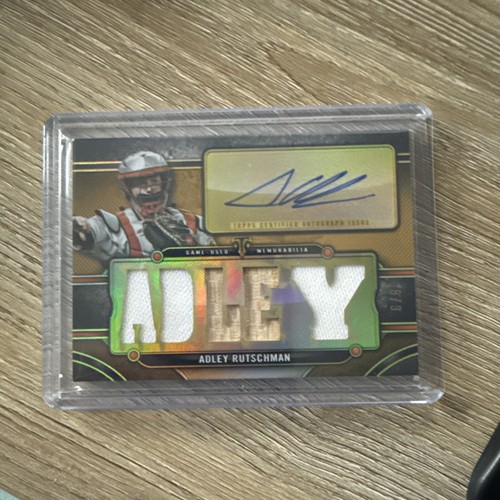 2024 Topps Triple Threads Adley Rutschman “Adley” Game Used Relic /9 | eBay