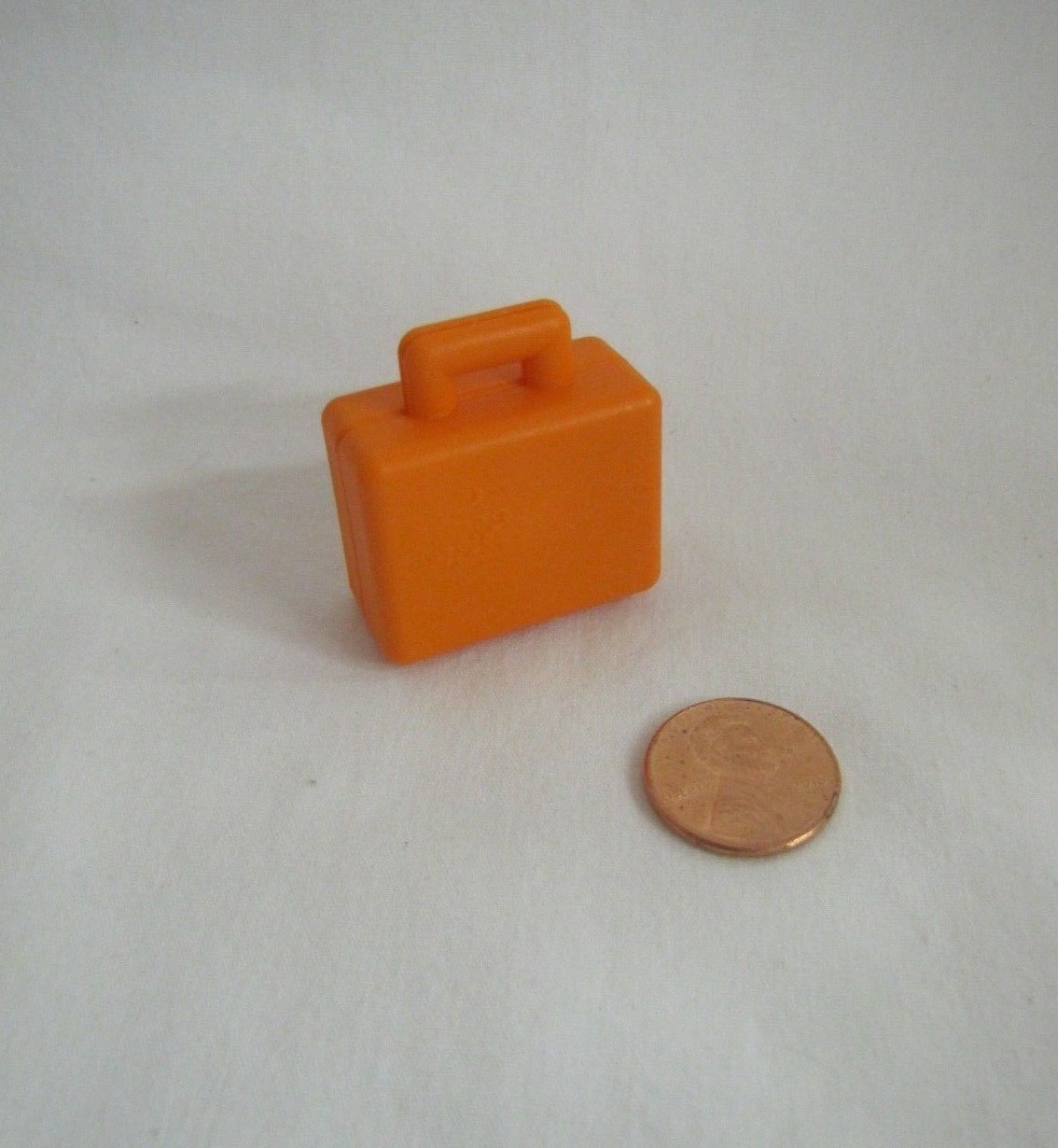 Rare Lego Duplo BRIGHT ORANGE SUITCASE BRIEFCASE for Home Office ...