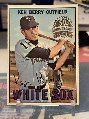 1967 Topps Ken Berry Chicago White Sox #67 2016 50th Anniversary ...