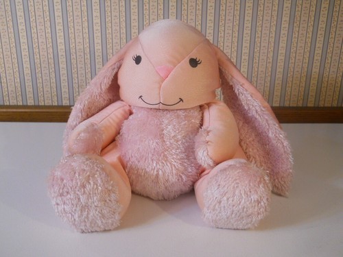 Moshi pink bunny rabbit Microbead s0ft squishy 15" pillow decor NICE | eBay