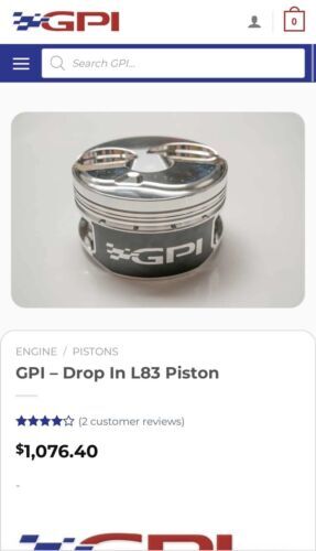 GPI L83 5 3 Forged Piston Drop In 2015 & Chevrolet GMC Silverado Sierra ...