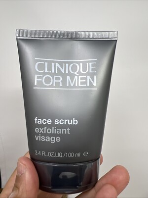 Clinique for men Face Scrub Exfoliant Visage 3.4 oz / 100 ml SEALED ...