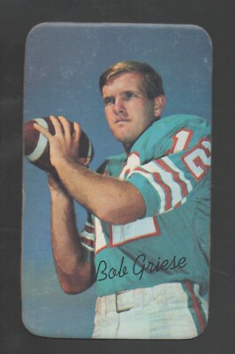 1970 Topps Super Football Card #35 Bob Griese-Miami Dolphins ex mint ...