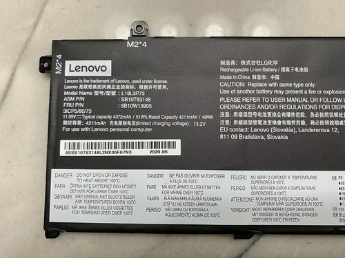 OEM Genuine L18L3P73 Battery For Lenovo ThinkPad T490 T495 P43S ...