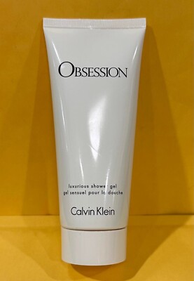 OBSESSION by CALVIN KLEIN for Women 3.4 oz 100 ml LUXURIOUS SHOWER GEL ...