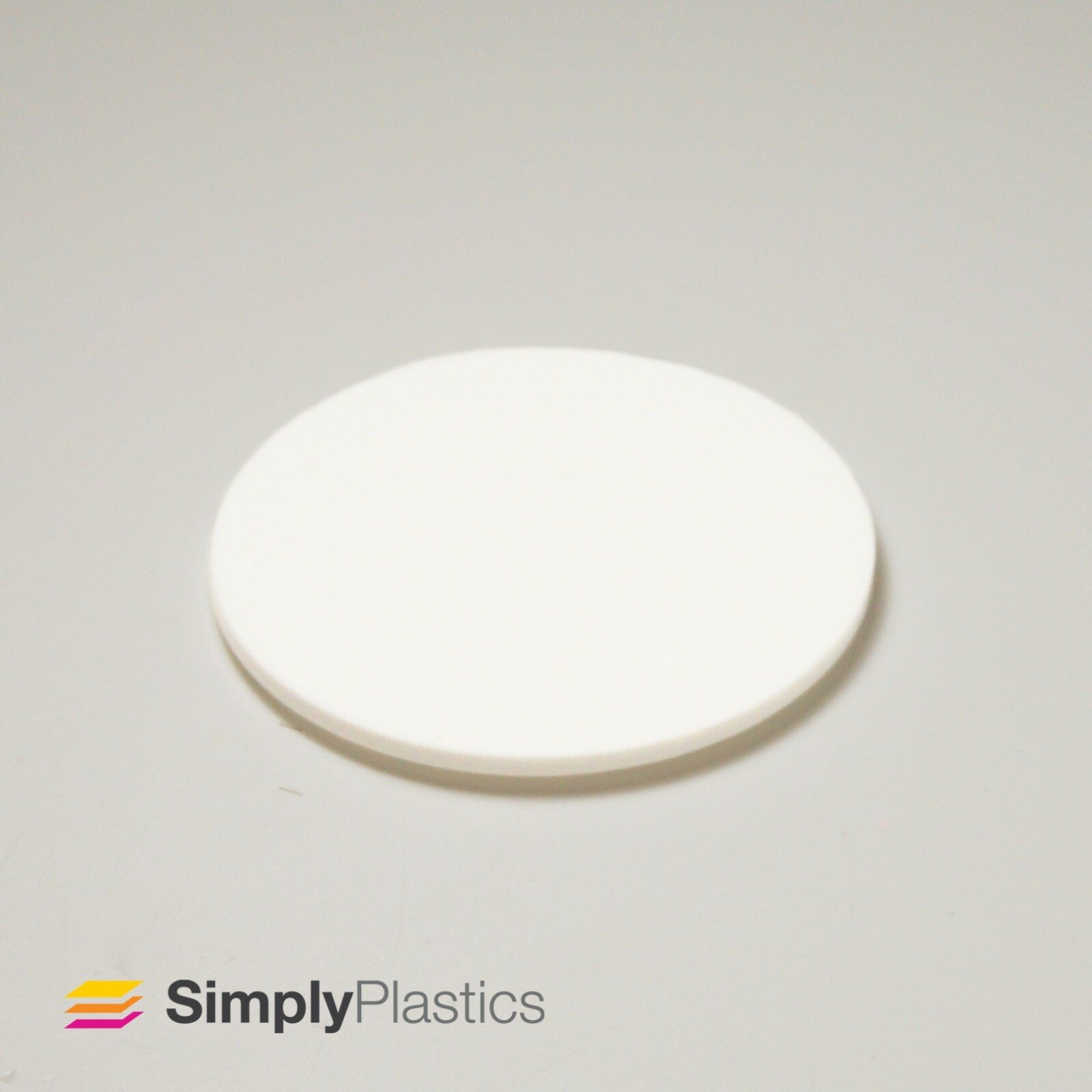 Perspex® Laser Cut White 069 Acrylic Plastic Discs / Multi-packs ...
