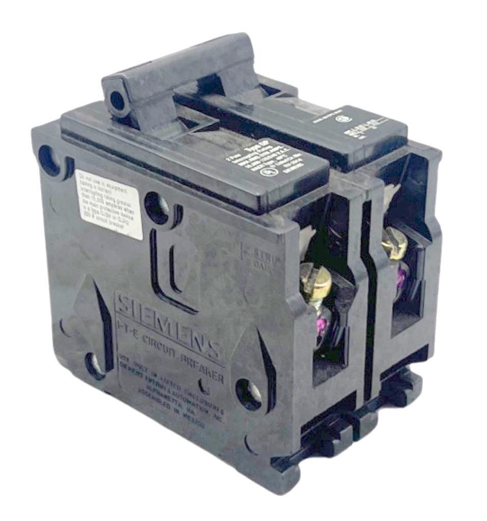 Siemens RV-2614 Circuit Breaker 2-Pole 120/240VAC 40°C 30A Plastic ...