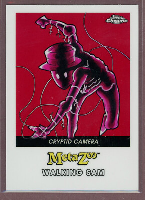 2022 Topps Metazoo Chrome Cryptid Camera First Sighting 71-F Walking ...