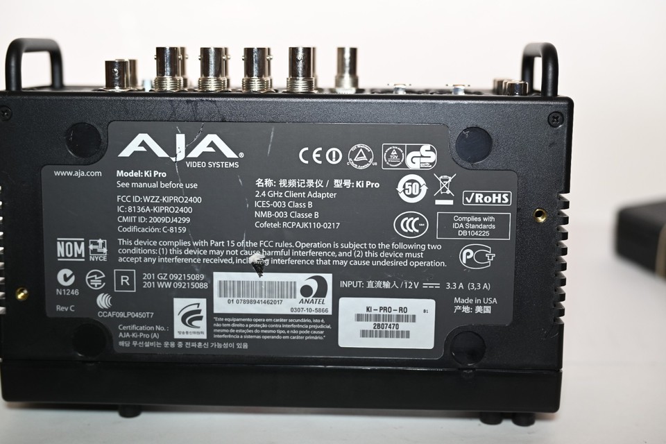 AJA Ki Pro Rack Field Portable Recorder HD HDMI SDI BNC Inputs/Outputs ...