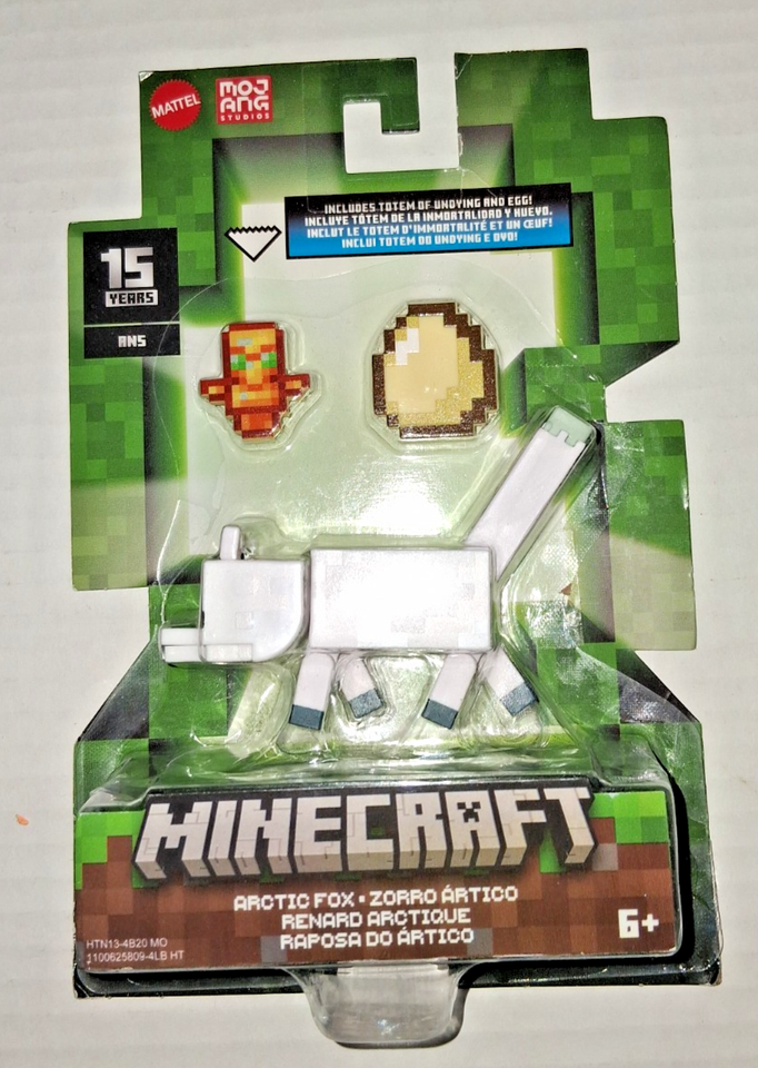 Mattel Minecraft Action Figure - ARCTIC FOX [Totem of Undying & Egg ...