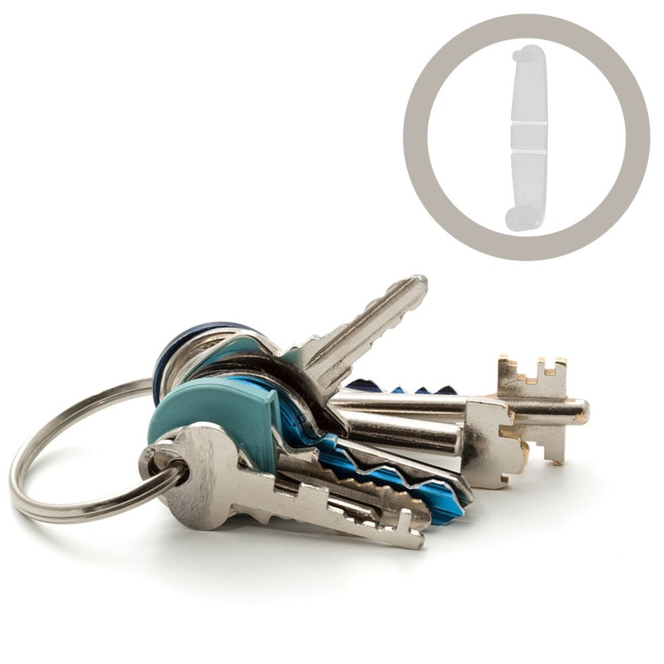 100Pcs Key Ring Clips Plastic Keychain Clips Plastic Keychain Clips ...