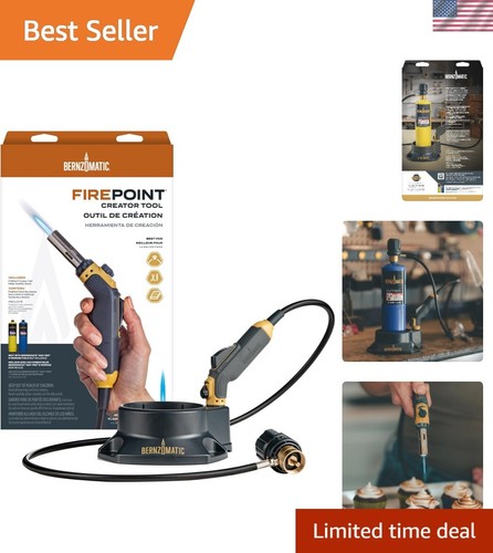 FirePoint Creator Torch - Versatile Handheld Tool with Continuous Flame ...