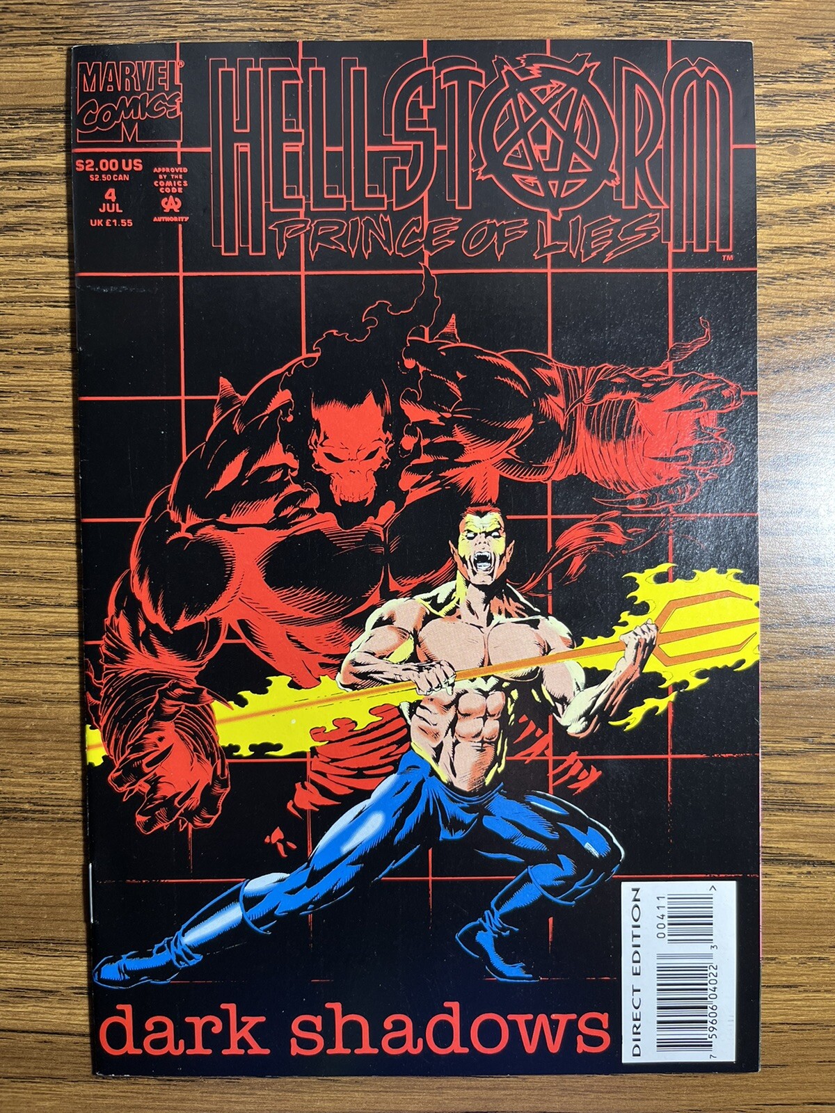 HELLSTORM: PRINCE OF LIES 4 MICHAEL BAIR COVER MARVEL 1993 | eBay