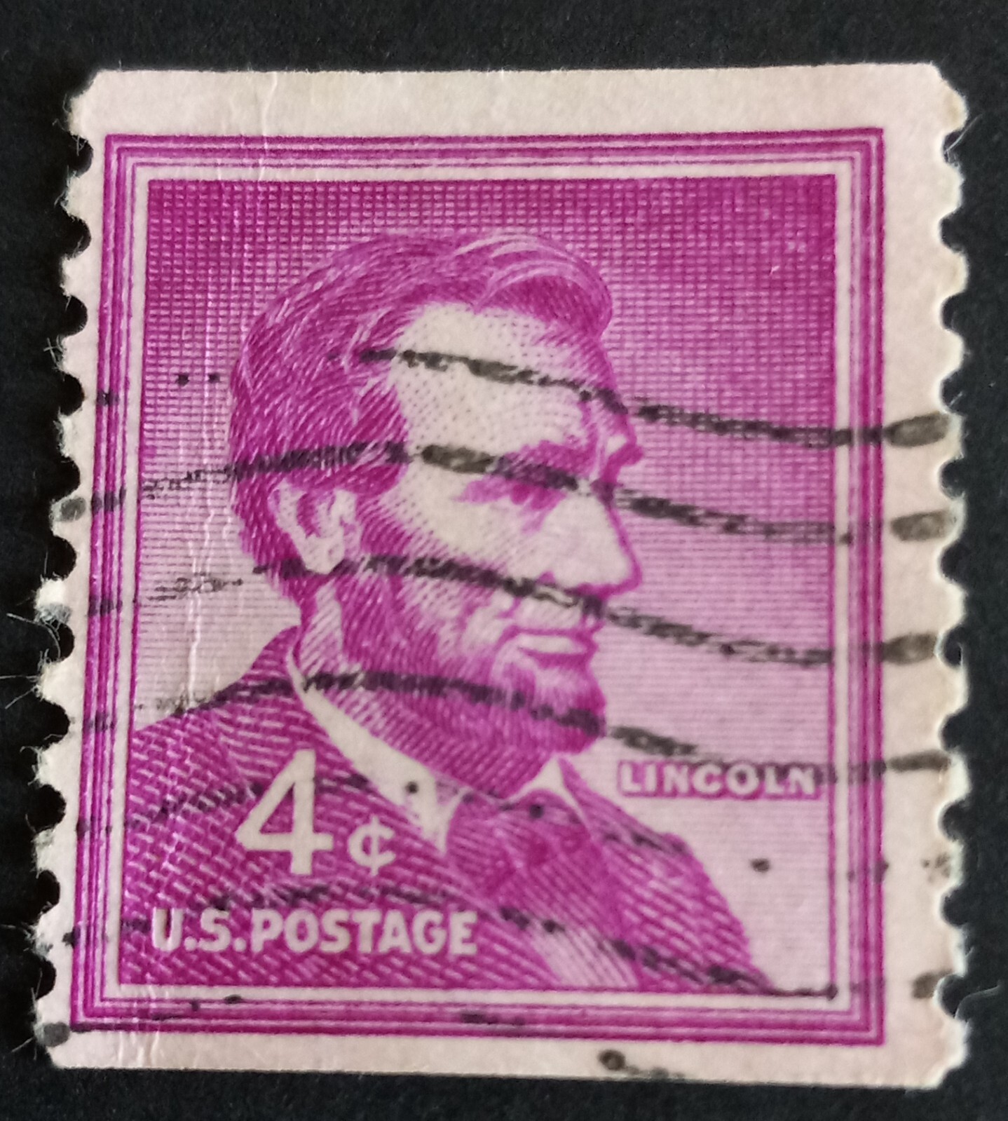 Lincoln 4 Cent Purple Stamp | eBay