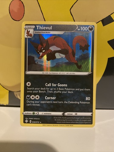 048/072 Thievul | Rare Holo | Pokemon Trading Card Game Shining Fates ...