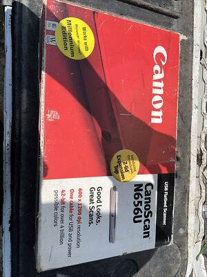 Canon Canoscan N656U with Setup CD-ROM Win Mac Utilities Software | eBay
