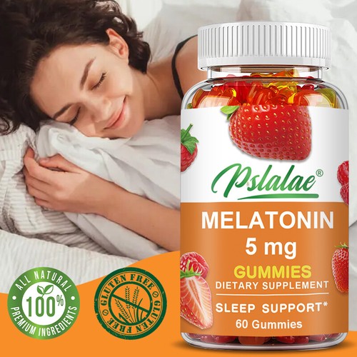Melatonin Gummies 5mg - Improve Sleep, Relieve Stress, Sleep Support Supplements | eBay