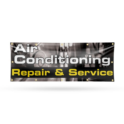 AC Repair & Service Vinyl Banner Sign with Metal Grommets Heavy-Duty | eBay