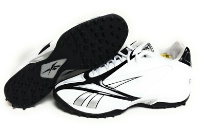 Mens Reebok Pro Burner Speed III 5/8 Q2 20-J07228 White Football Cleats ...