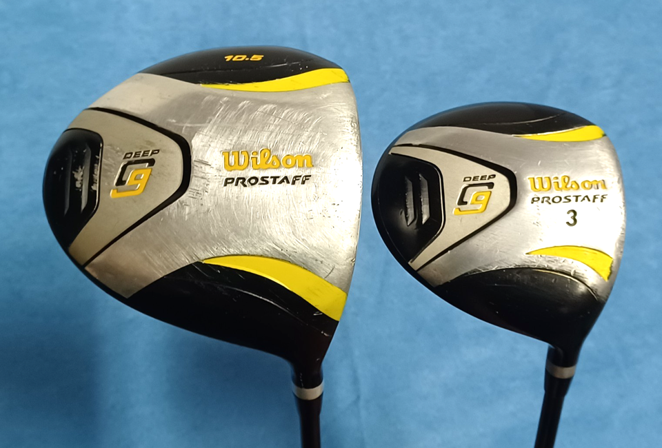 Wilson Prostaff Deep CG 10.5* Driver & 3 Wood Mens Regular Flex ...