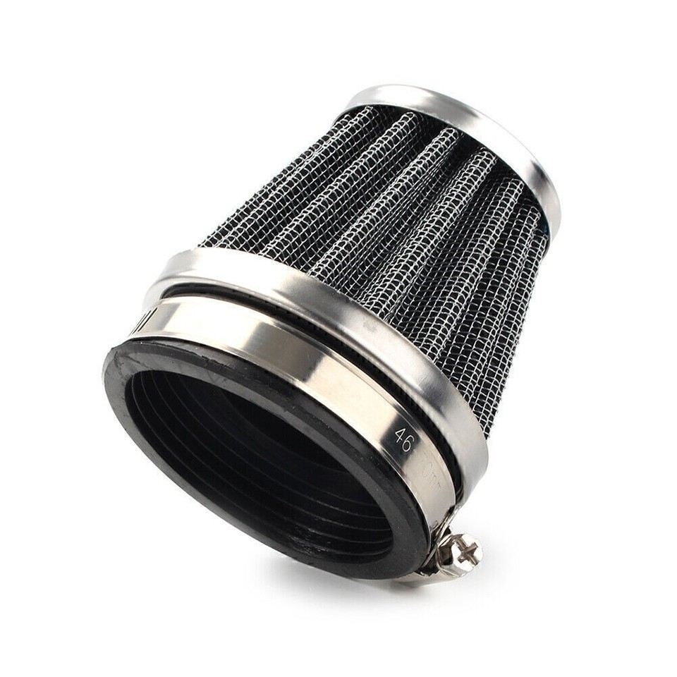 58mm Bent Neck Air Filter Dirt Pit Bike ATV Quad GY6 Moped Scooter ...