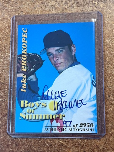 2001 Royal Rookies Boys Of Summer # BOS 1 Luke Prokopec 97/2950 ...