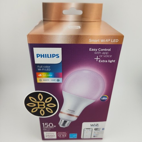 Philips WiZ Dimmable Smart WiFi Connected LED Light Bulb 578716 ...