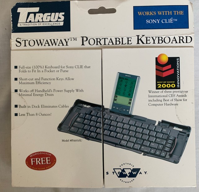 Targus Sony PA830 Stowaway Keyboard for sale online | eBay