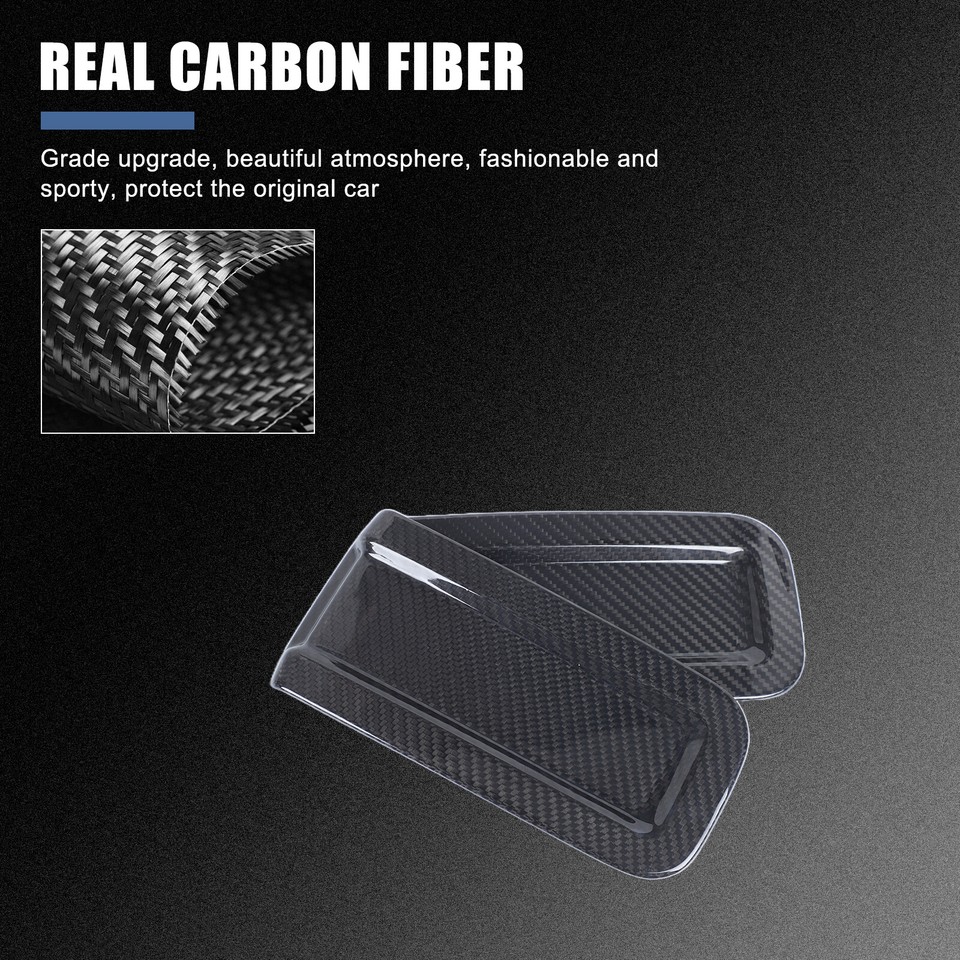 Real Dry Carbon Fiber Side View Mirror Center Cover Trim Fits Hummer H2 ...