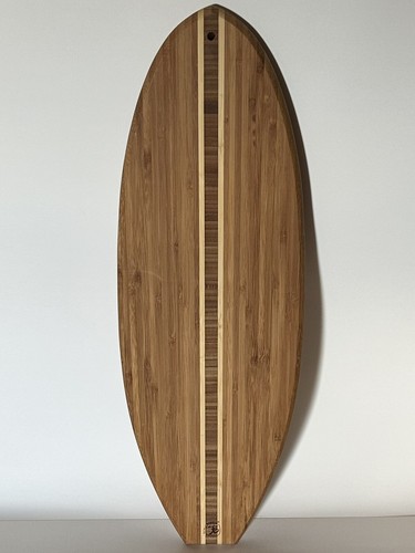 Totally Bamboo Li’l Surfer Surfboard Cutting & Serving 7.5” x 22.75 ...