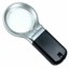 3X Illuminated Magnifier 3" Lighted Magnifying Glass LED Folding Stand ...