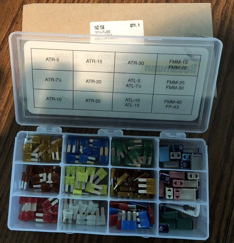 Bussmann (NO.136) ATR/ATL and FMM Micro Fuse Box Assortment | eBay