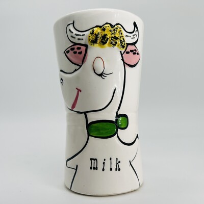 Holt Howard 1958 MCM Anthropomorphic Bossy the Cow Milk Tumbler Voice ...