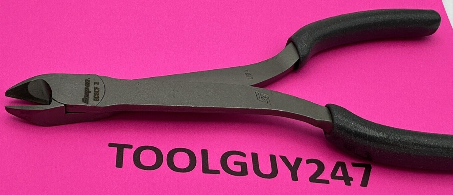 SNAP ON TOOLS 808CF DT 7" Vector Edge Long Mini Diagonal Cutter DARK ...