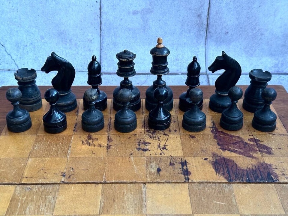 Chess set Russian Chess set USSR chess Soviet chess Chess board Chess ...