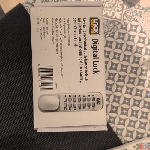 Smith & Locke Satin Chrome 4-6 digit Push-button lock | eBay UK