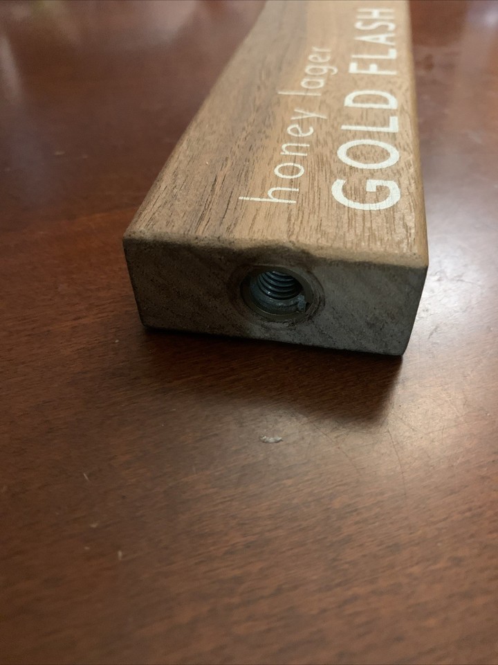 Manhattan Project Honey Lager Gold Flash Beer Tap Handle | eBay