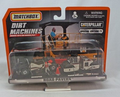 Matchbox Dirt Machines Road Pavers Twin Pack Set Chrome | eBay
