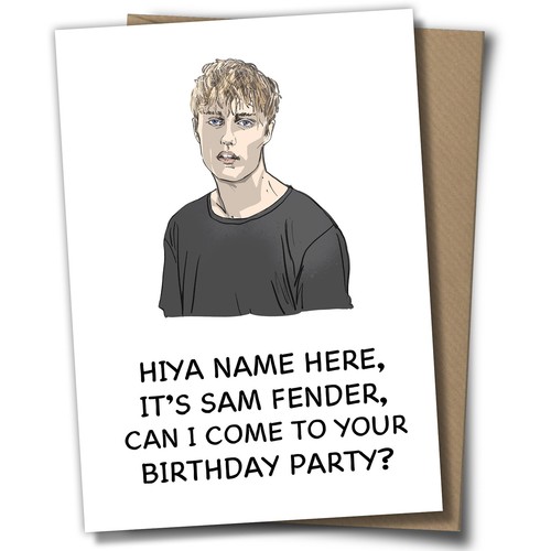 Sam Fender Personalised Birthday Card Pop star | eBay