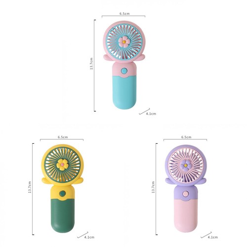 Portable Mini Fan With Hanging Rope Usb Handheld Flower Design ...