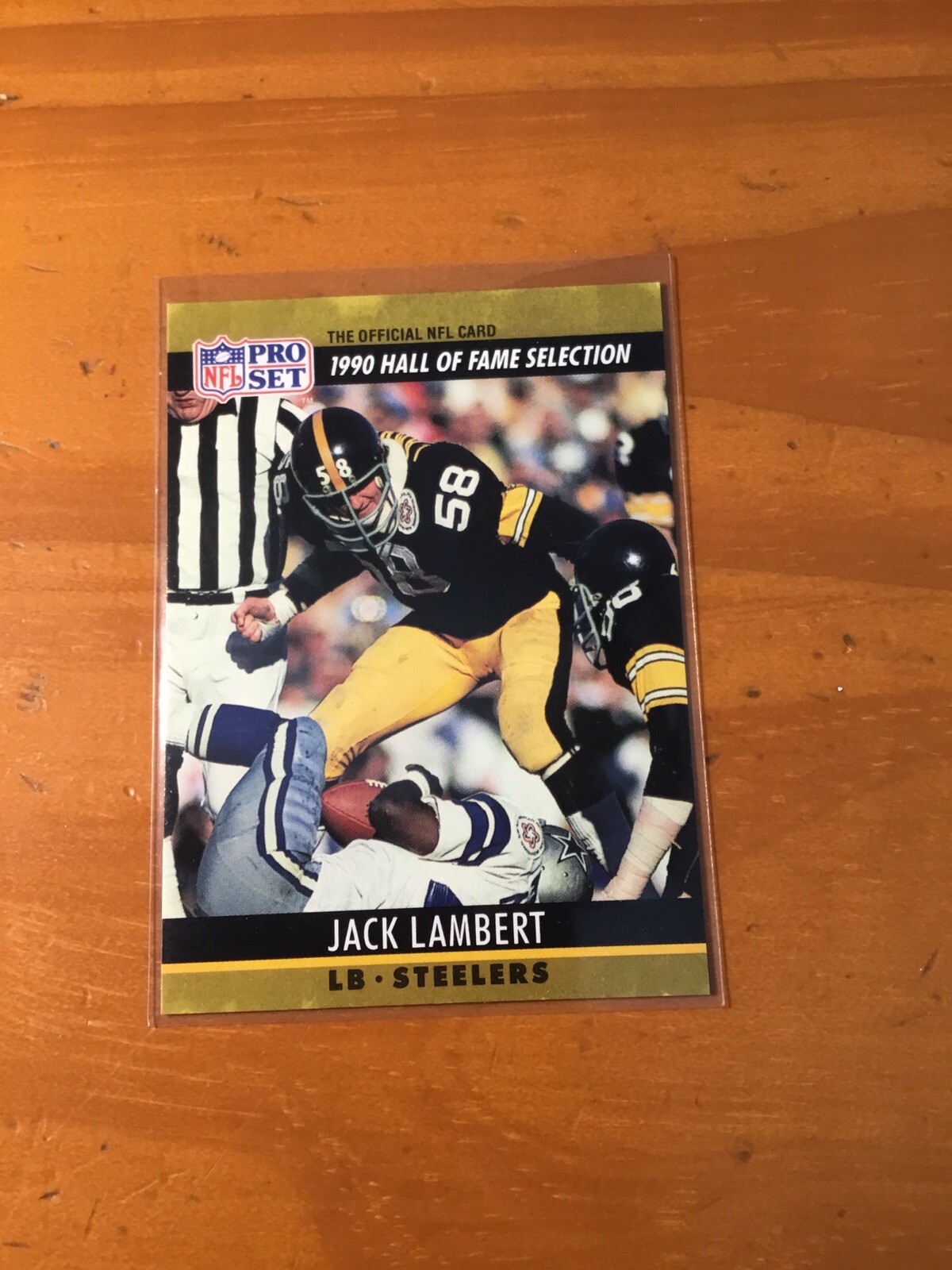 1990 Pro Set Error Card Jack Lambert Front Card Mike Ditka Back Card | eBay