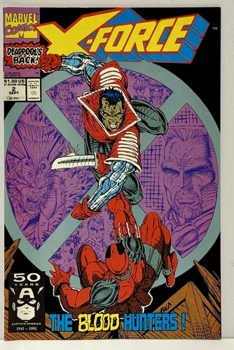 X-FORCE # 2 2nd Deadpool [1st 1991 Comic Marvel] NM Liefeld Cable X-Men ...