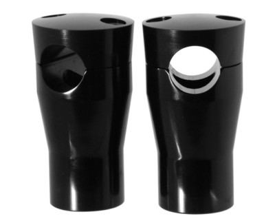 NEW BLACK 6" RISERS FOR HARLEY DAVIDSON SPRINGER AUTHORIZED U.S. DEALER ...