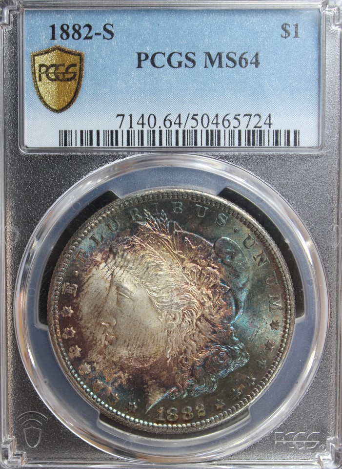 1882-S MS64 Morgan Dollar, PCGS 50465724 | eBay